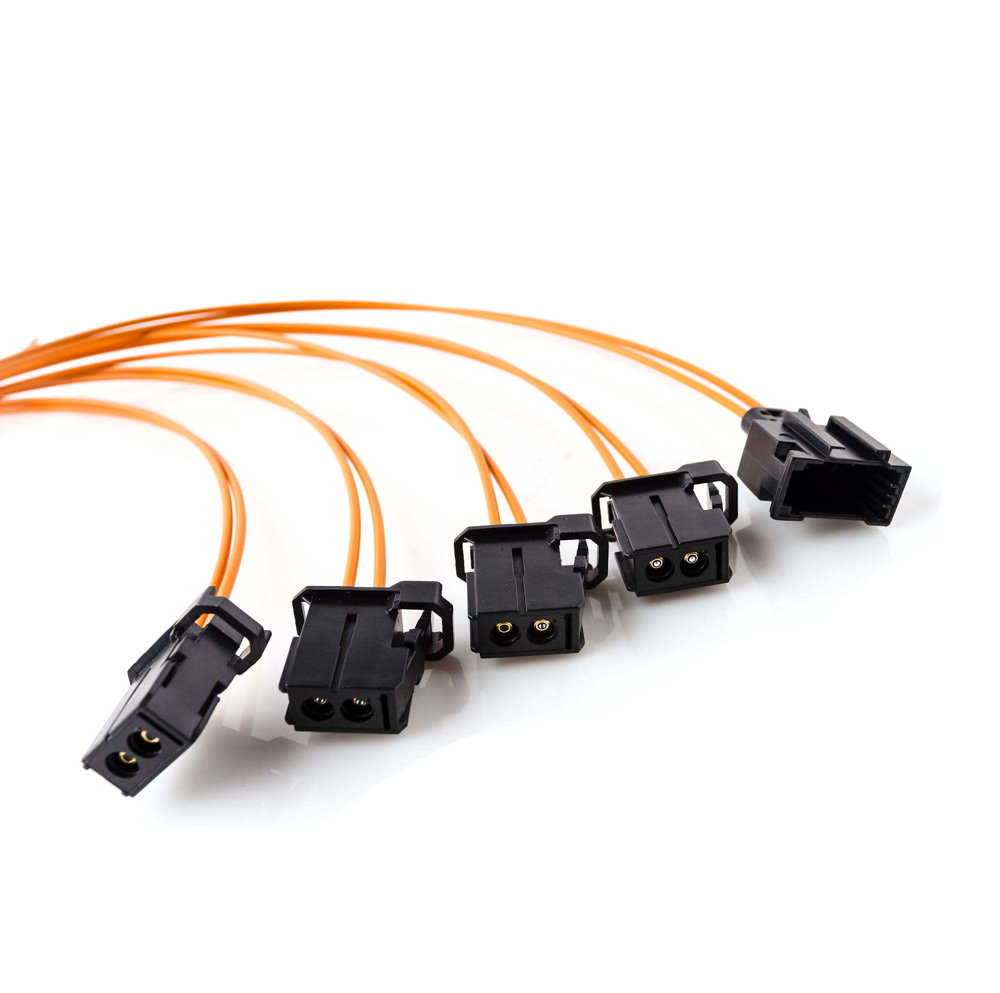 Orange MOST Fiber Optic Loop Bypass Female Adapter For Mercedes BGM